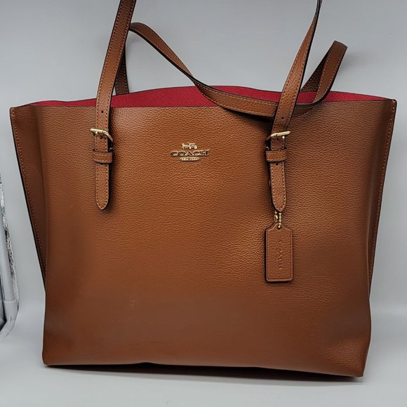 Coach | Bags | Coach Mollie Tote 671 Redwood 1941 Red | Poshmark